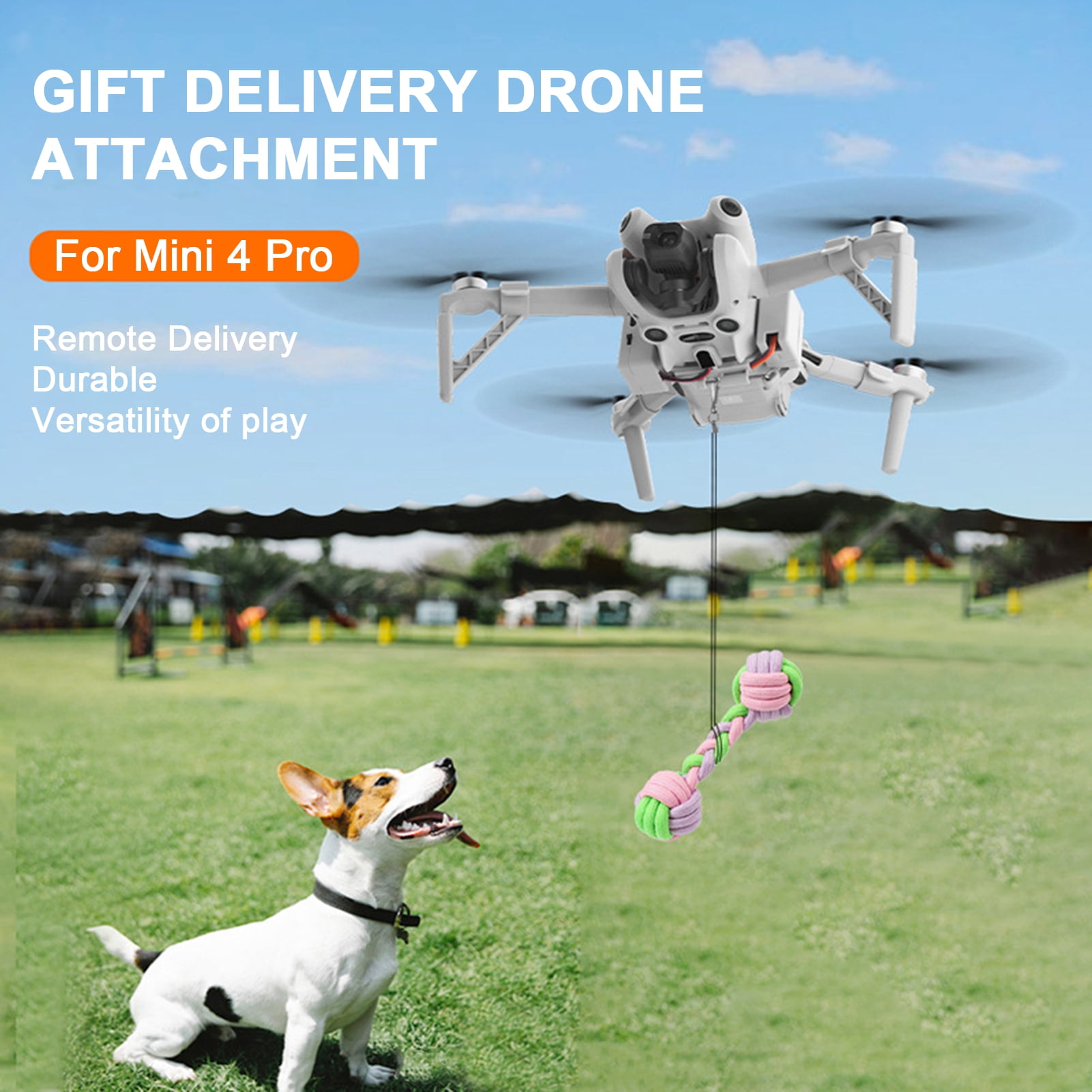 Dujiujun Drone Dropper for Mini 4 Pro Drone Airdrop Thrower System USB ...