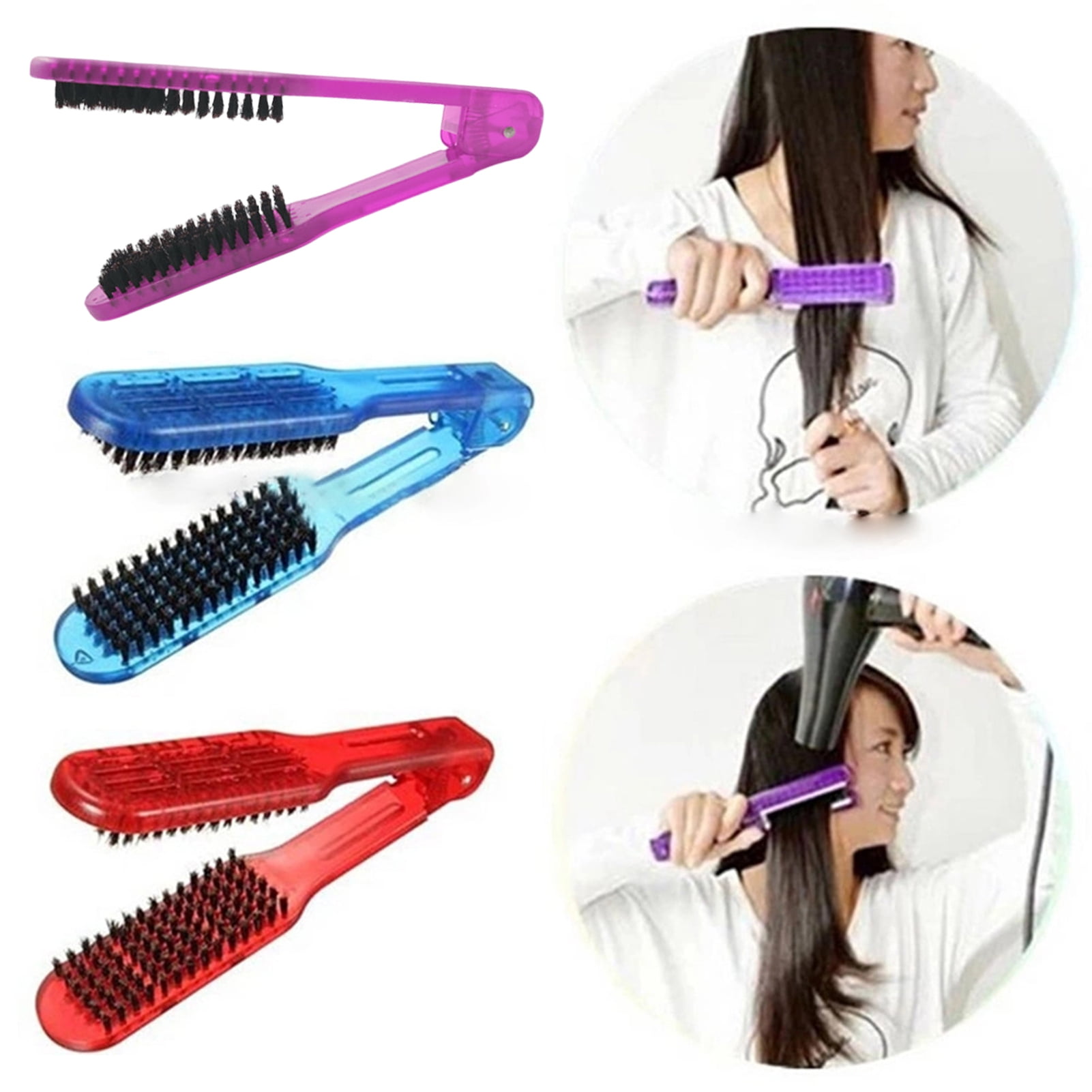 Dujiujun Hair Styling Comb V-shaped Double-sided Bristle Anti-static ...