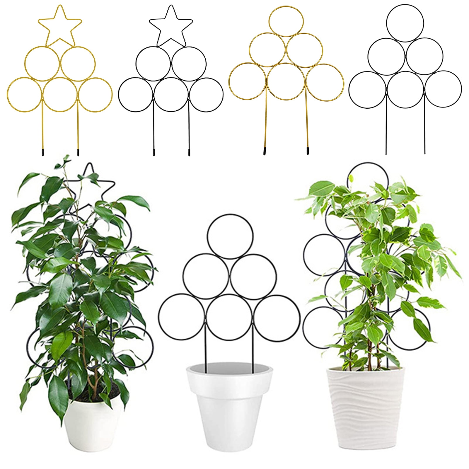 Dujiujun Indoor Small Garden Trellis Potted Plant Support Stand High ...
