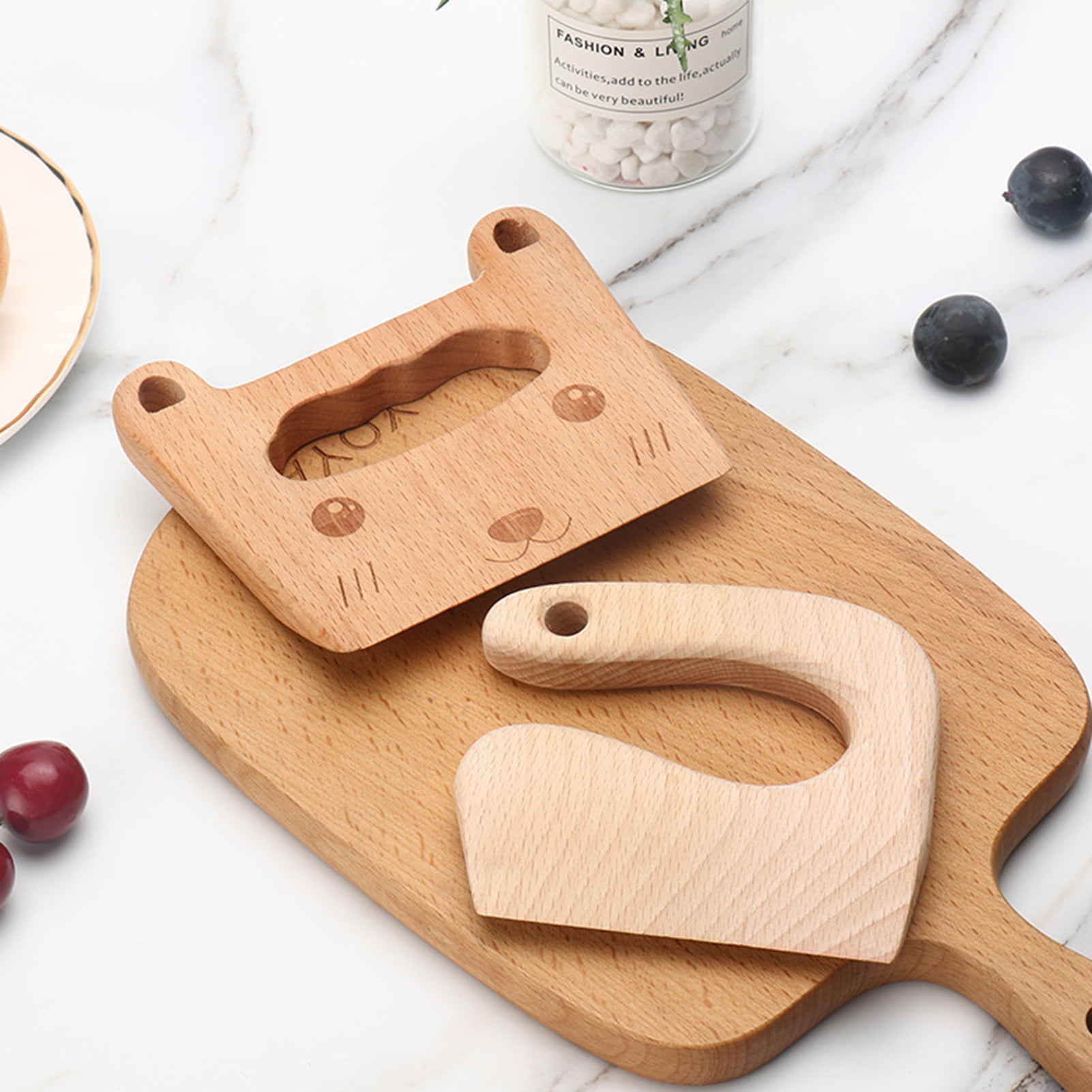 Dujiujun Serrated Edges Toy Cutter Relieve Boredom Wood Hand-eye ...