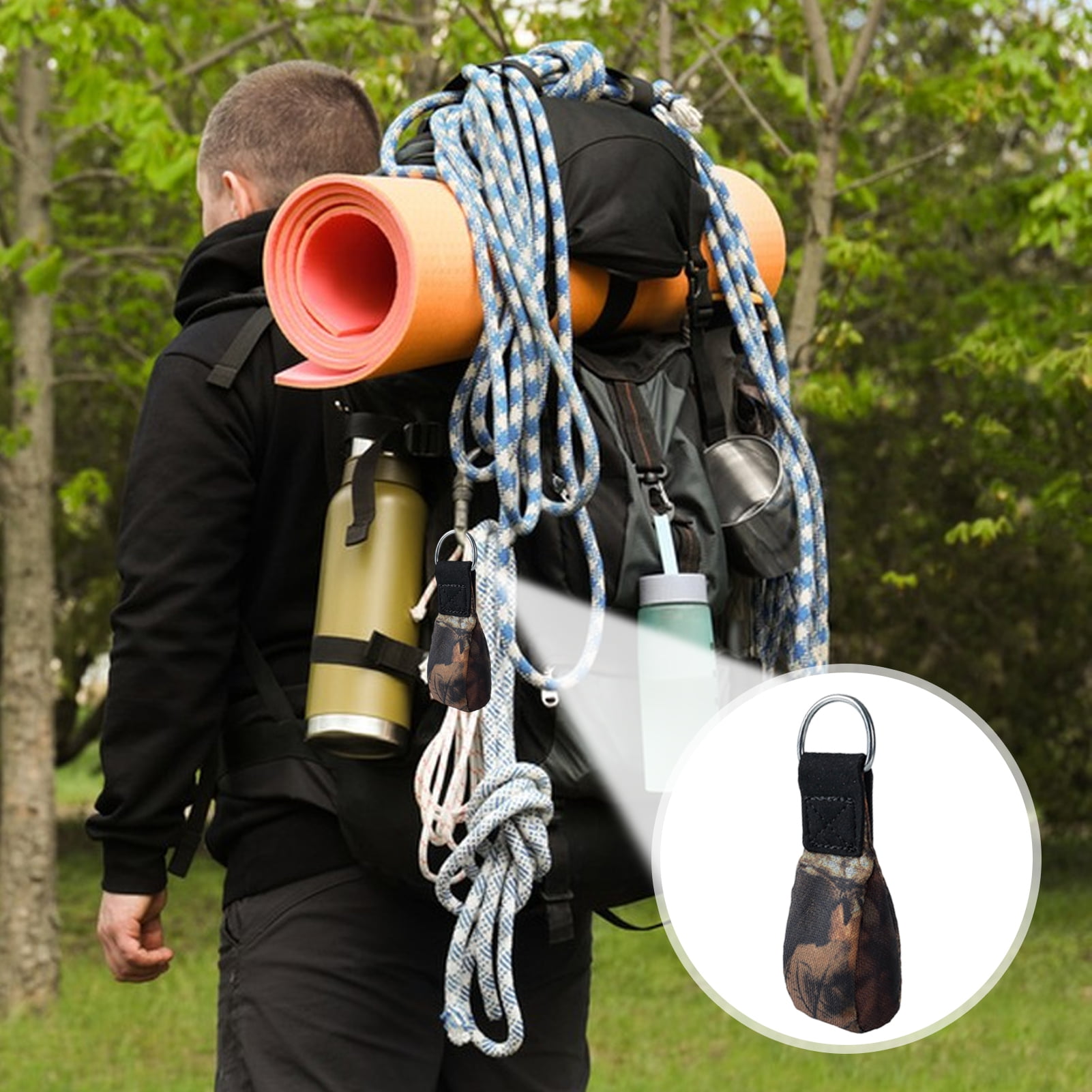 Dujiujun Superfiber Throw Bag with Stainless Steel Drag Ring Outdoor ...