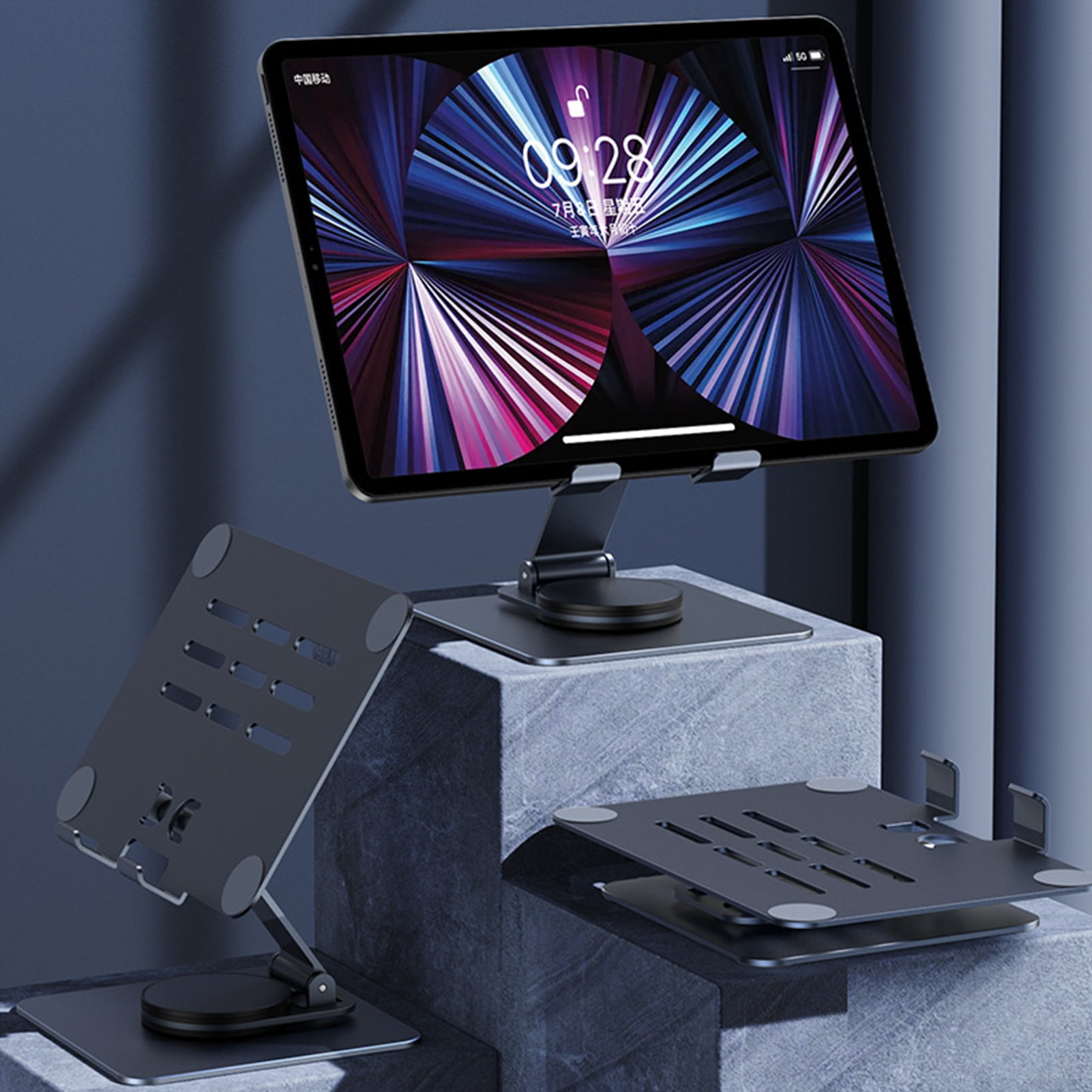 Dujiujun Universal Tablet Holder 360-Degree Rotating Strong Load ...