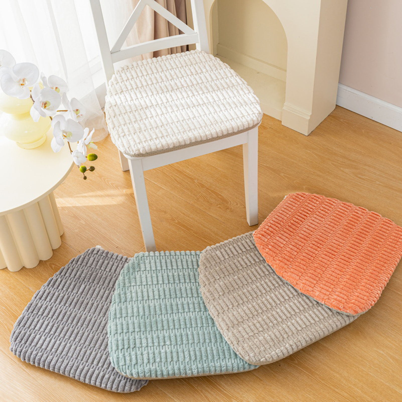 Dujiujun Winter Seat Cushion Stuffed Anti-slip Bottom Quick Rebound ...