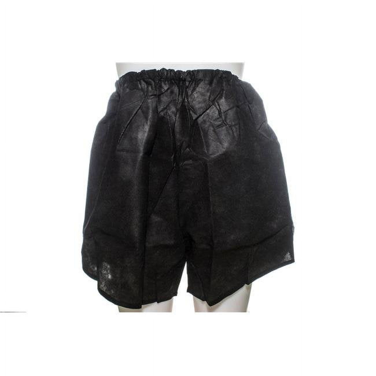 Dukal 900532 Reflections Disposable Boxers, Black - Large & Extra Large ...