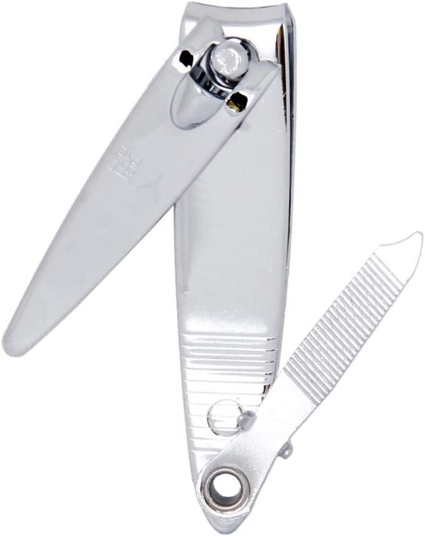 Dukal Fingernail Clippers with File Box of 6 Nail Cutters - Walmart.com
