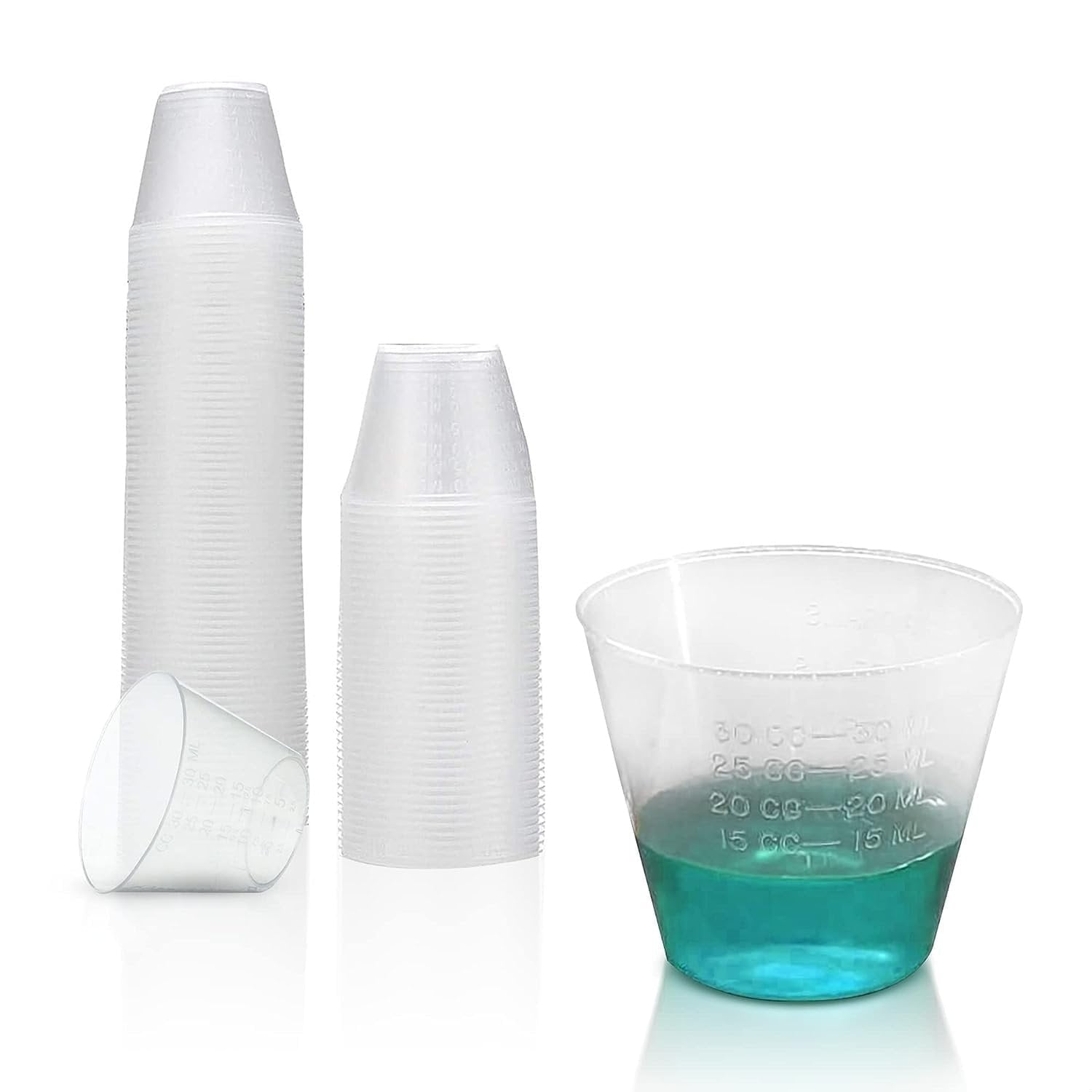 Dukal, Medicine Cups, 1 oz, Translucent Polypropylene, Pack of 100 ...