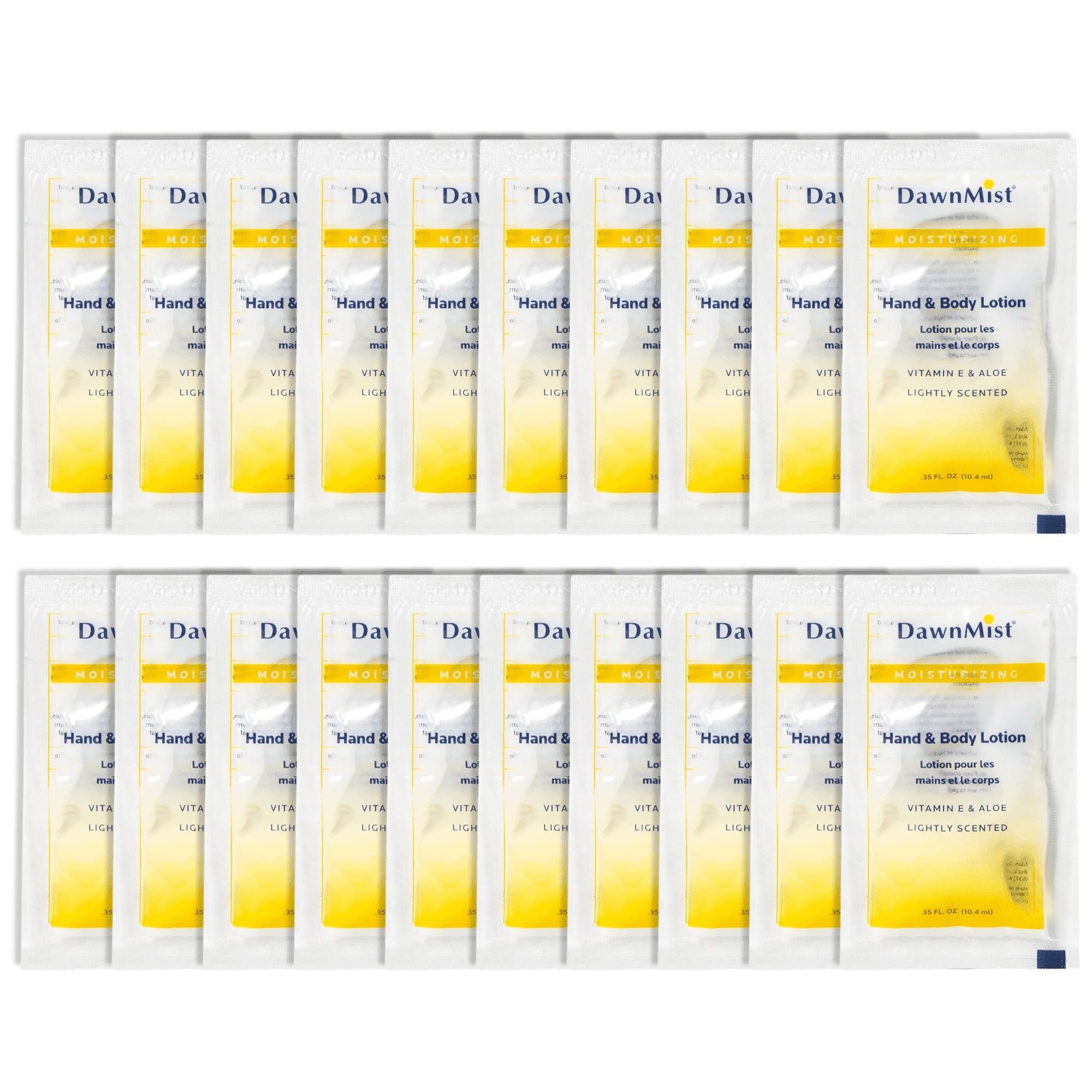 Dukal PH10 Dawn Mist Hand and Body Lotion, Single-Use Packet, 0.35 oz ...