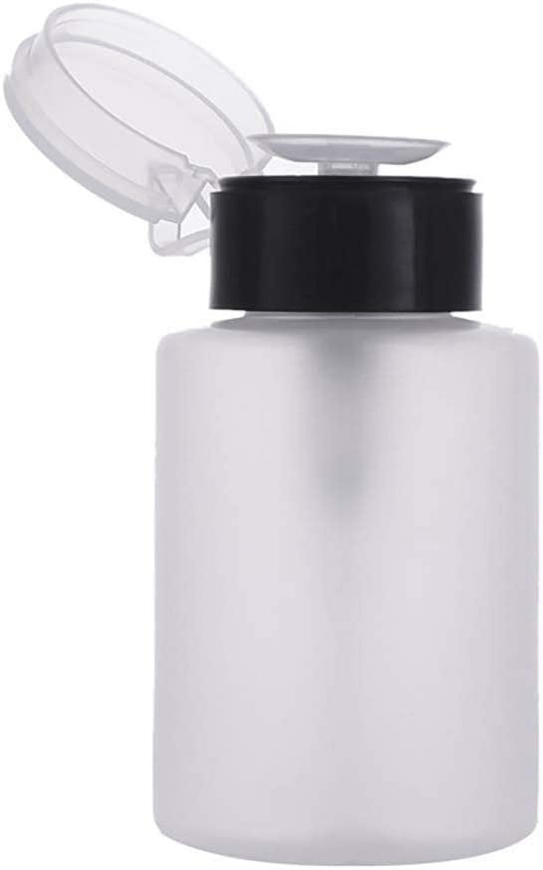 Dukal Portable Refillable Plastic Alcohol Bottle 9 oz Push Down Alcohol ...