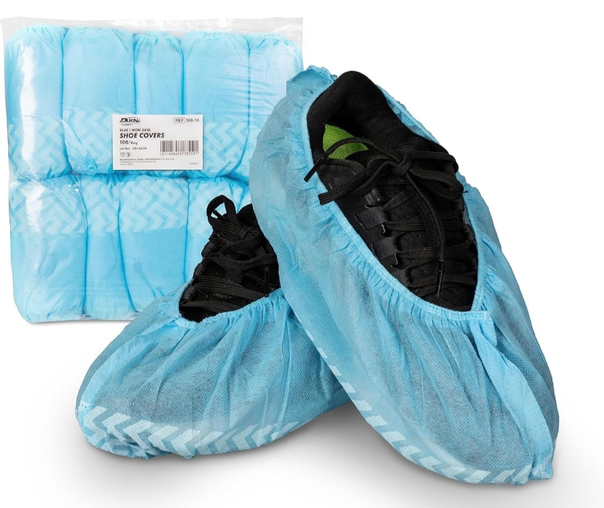 Dukal Protective Boot & Shoe Covers, Disposable, Non-Skid, Universal ...
