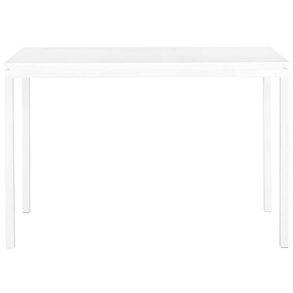 Duke 44 in. Rectangular White Writing Desk - Walmart.com