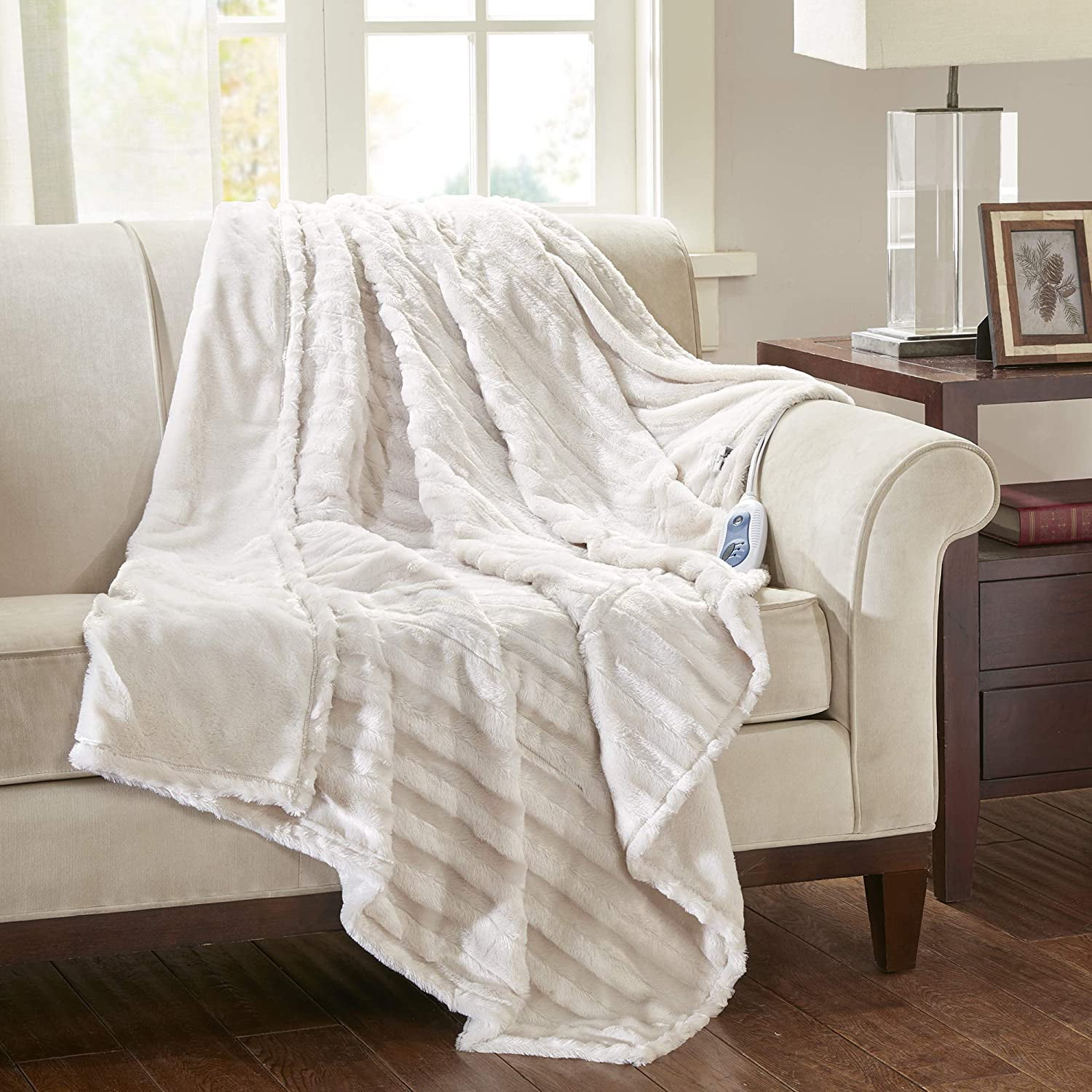 Duke Blanket Luxury Oversize Electric Throw Premium Soft Cozy Brushed ...