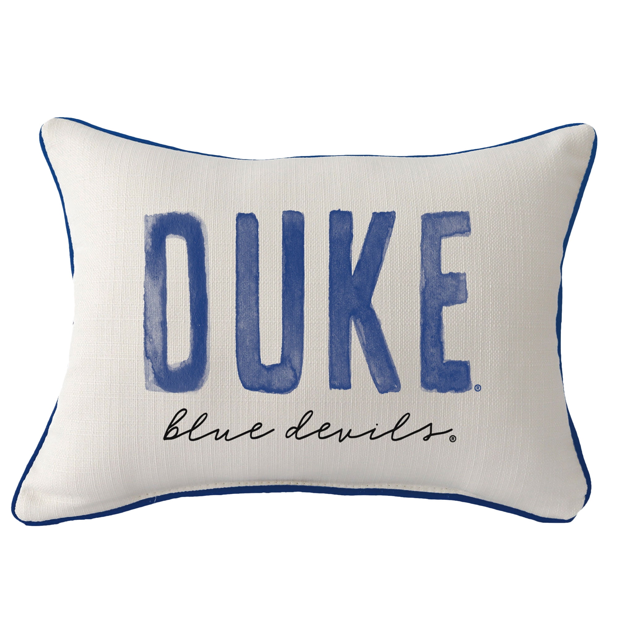 Duke Blue Devils Poster Rectangular Piped Pillow - Walmart.com