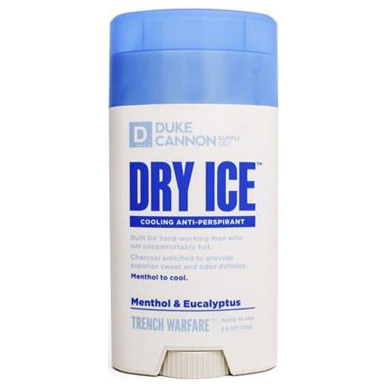 Duke Cannon Dry Ice Cooling Antiperspirant Deodorant, Menthol ...