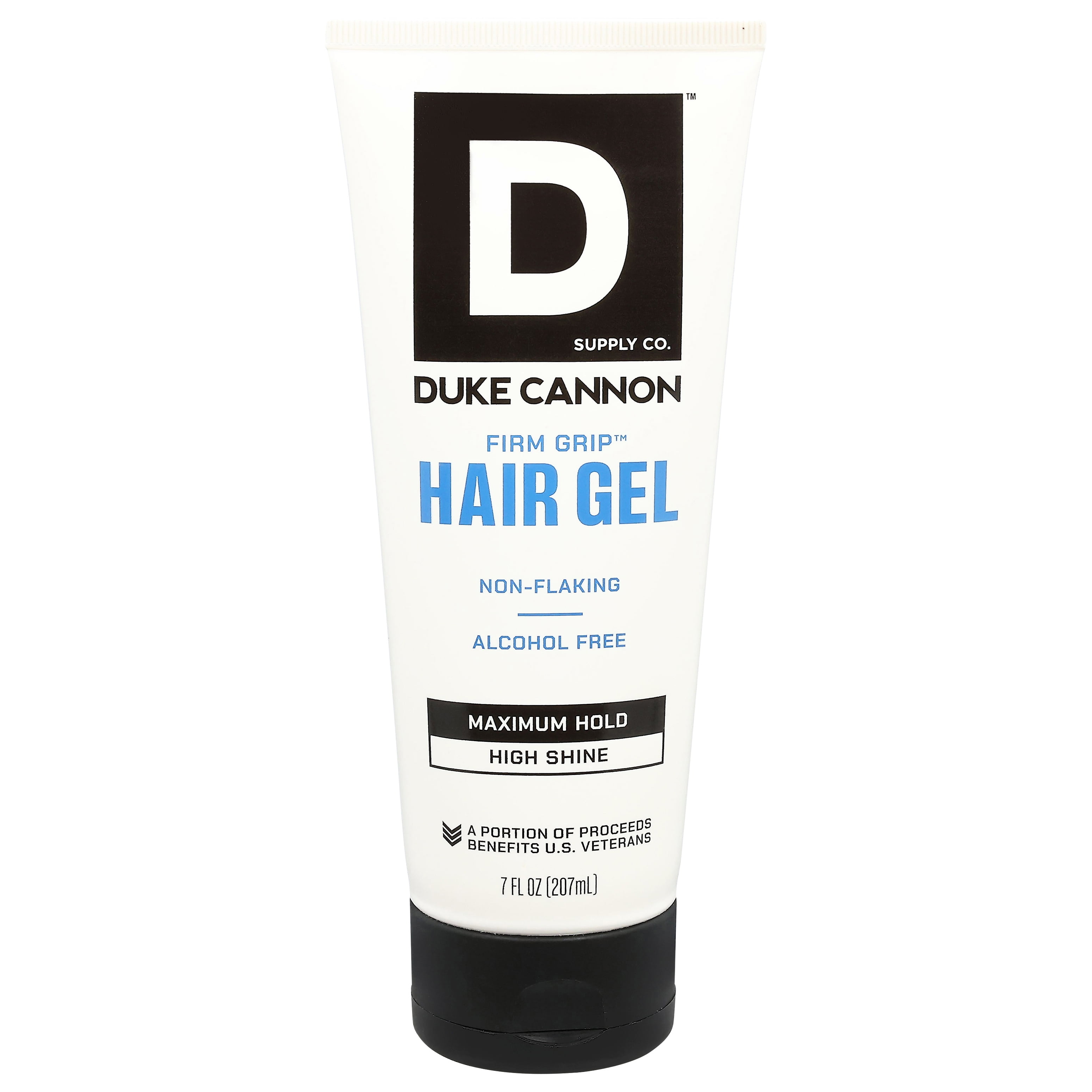 DUKE CANNON SUPPLY CO., Firm Grip Hair Gel, 7 fl oz, High Shine ...