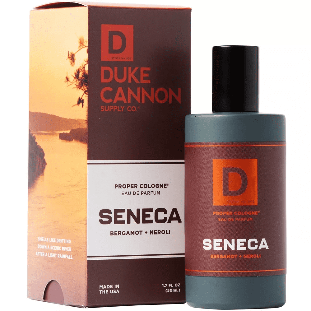 Duke Cannon Men's Seneca Proper Cologne Bergamot & Neroli Cologne - 1.7 ...
