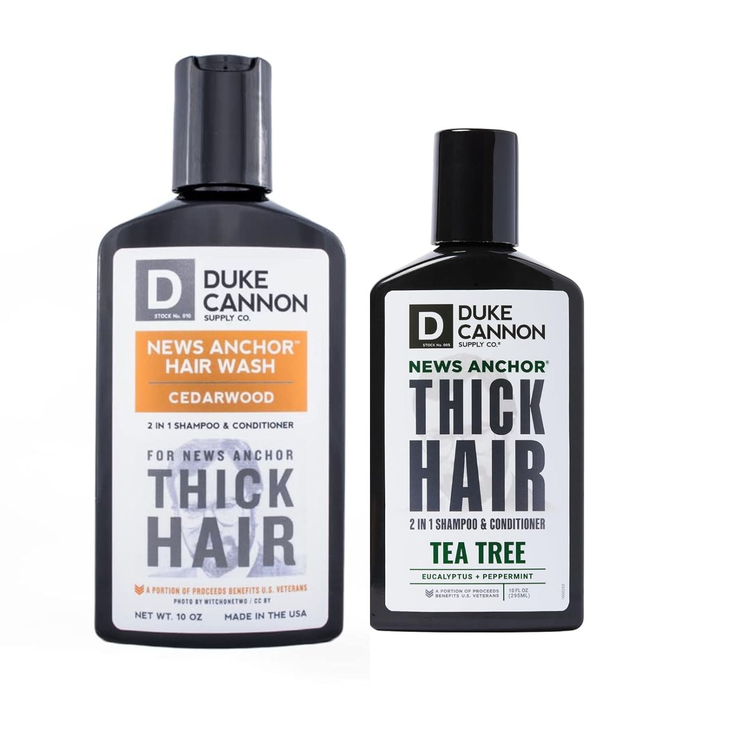 Duke Cannon News Anchor Hair Wash: 2-in-1 Shampoo and Conditioner for ...