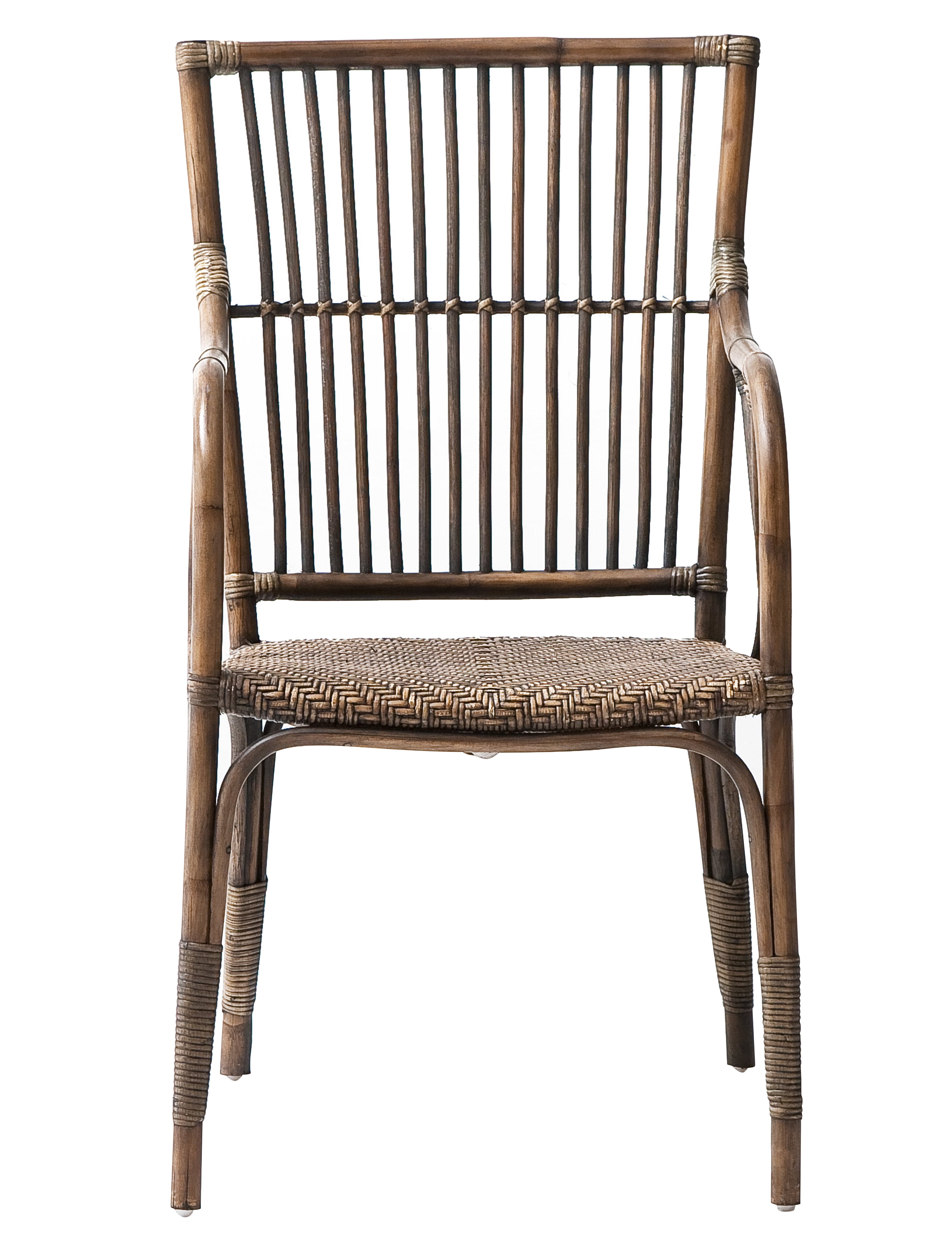 NovaSolo Wickerworks Duke Chair Rattan in Brown (Set of 2) - Walmart.com