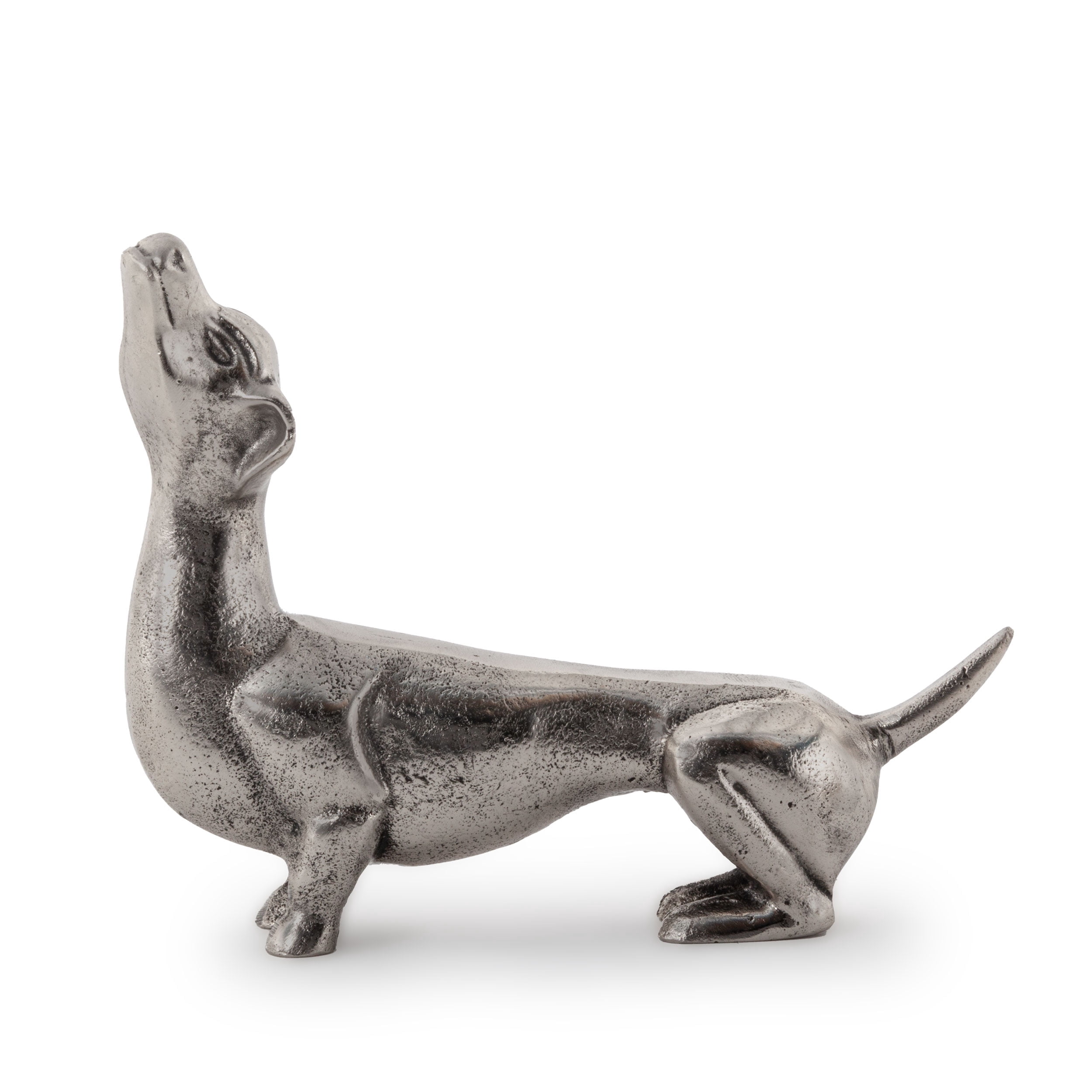 Duke, Decorative Silver Metal Dog Sculpture - Walmart.com