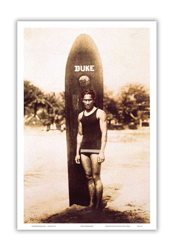 Duke Kahanamoku - Famous Hawaiian Surfer and Olympic Gold Medalist ...