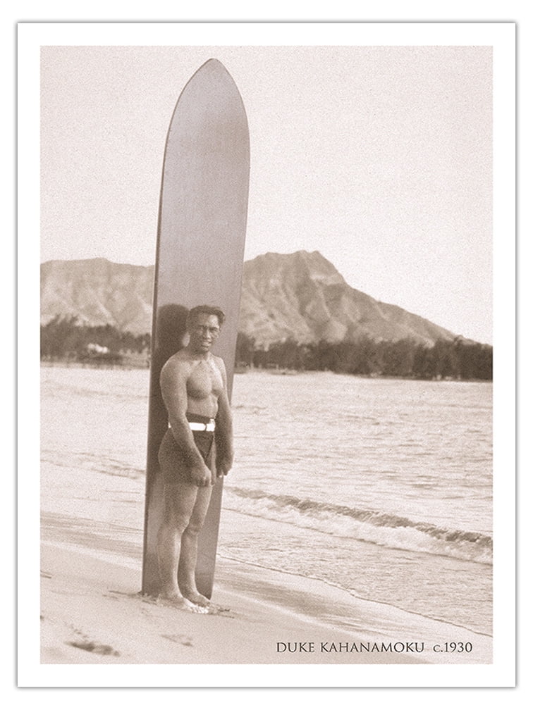 Duke Kahanamoku-Waikiki Beach Hawai’i-Olympic Gold Medalist Swimming ...