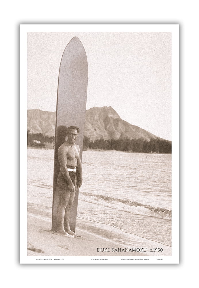 Duke Kahanamoku - Waikiki Beach Hawai’i - Olympic Gold Medalist ...