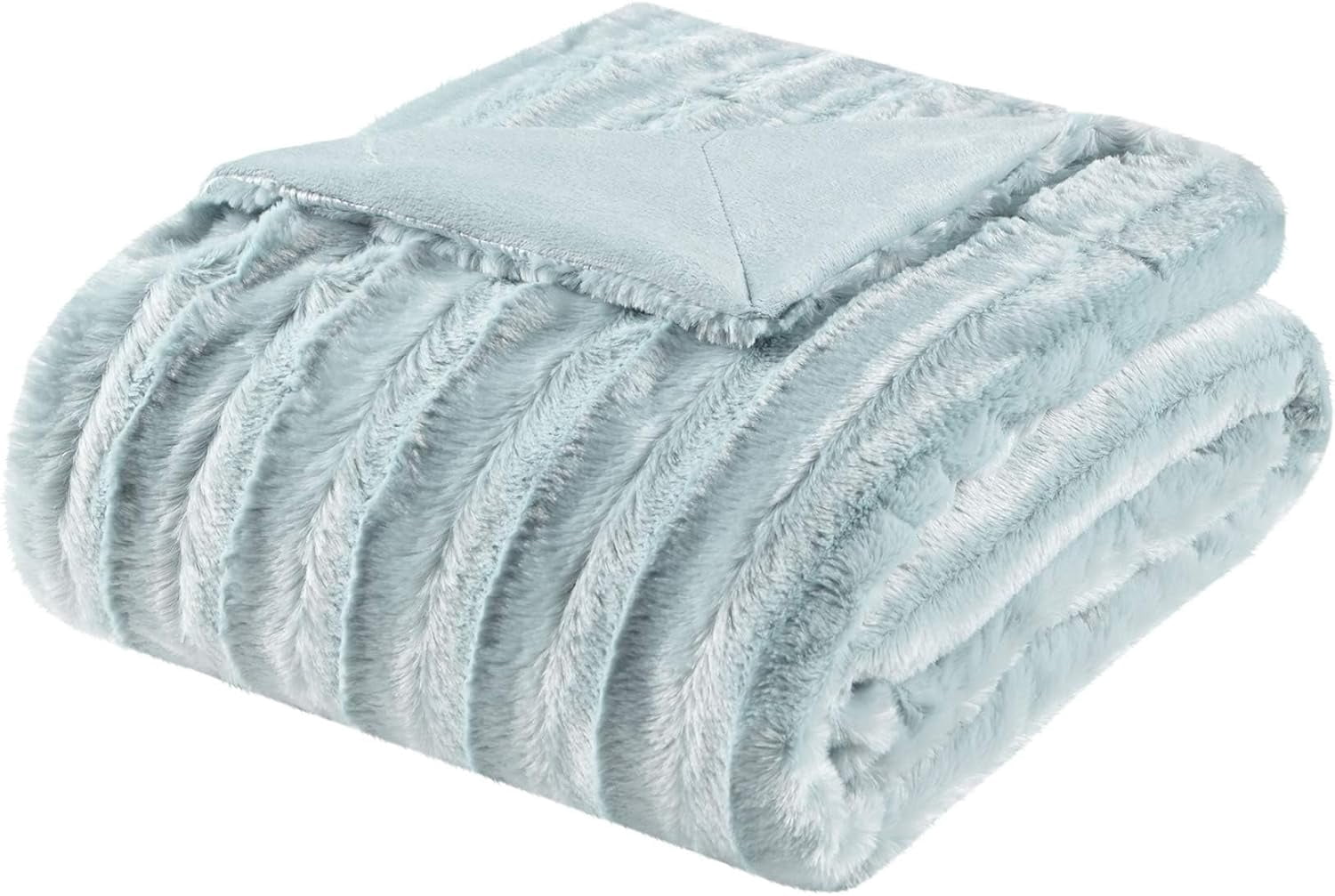 Duke Luxury Throw Premium Soft Cozy Brushed Long Faux Fur For Bed ...