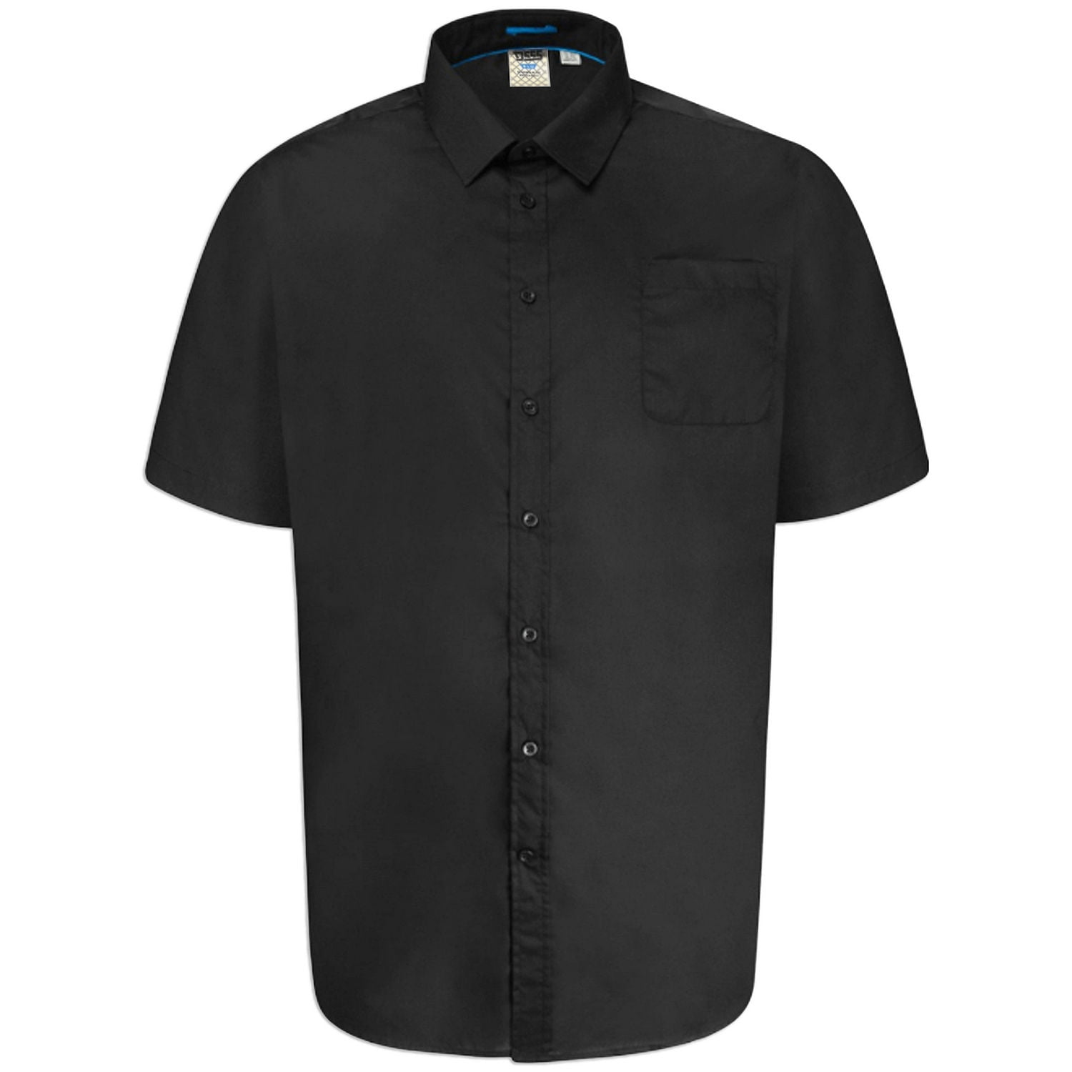 Duke Mens D555 Aeron Easy-Iron Kingsize Short-Sleeved Shirt - Walmart.com