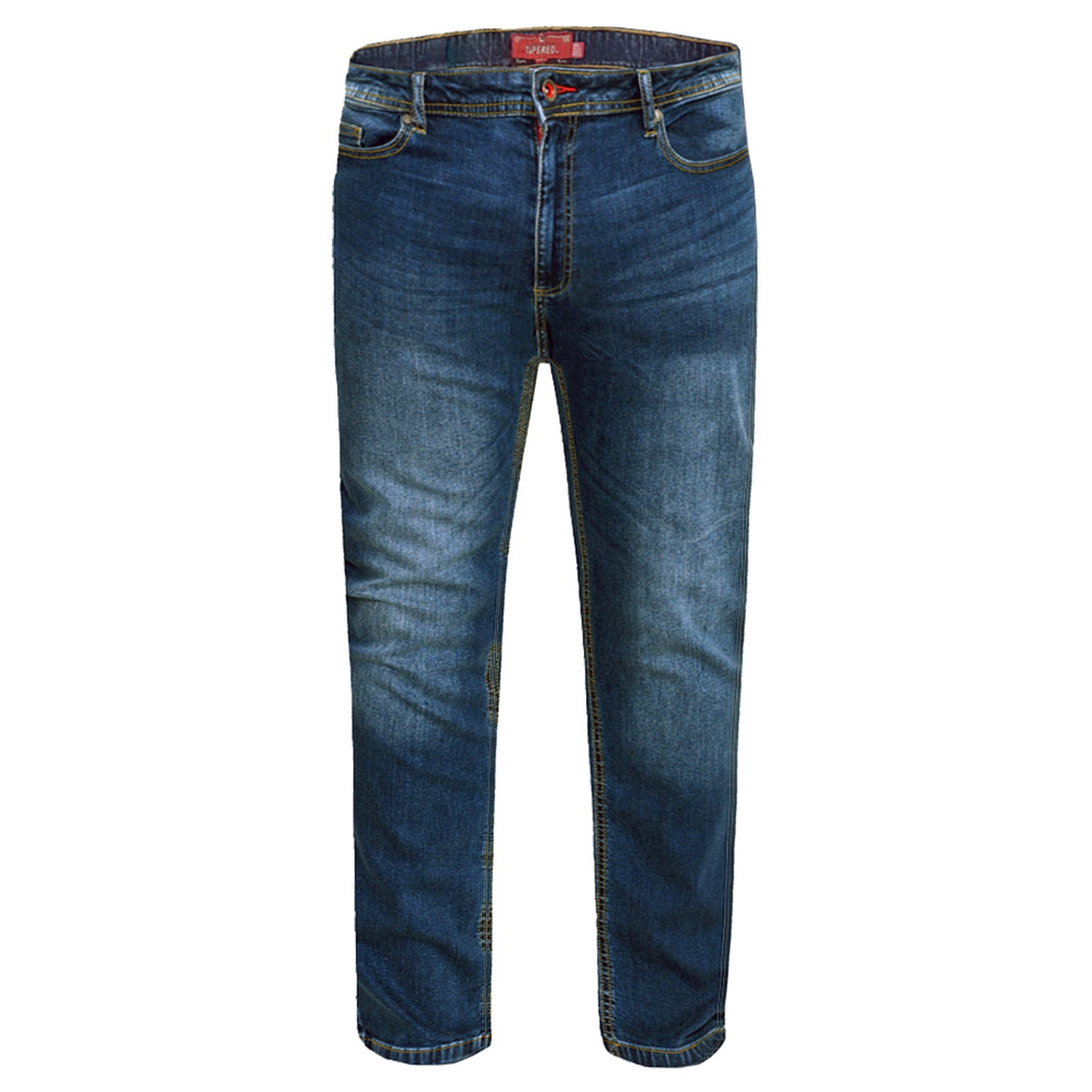 Duke Mens D555 Ambrose Stretch Tapered Slim Jeans - Walmart.com