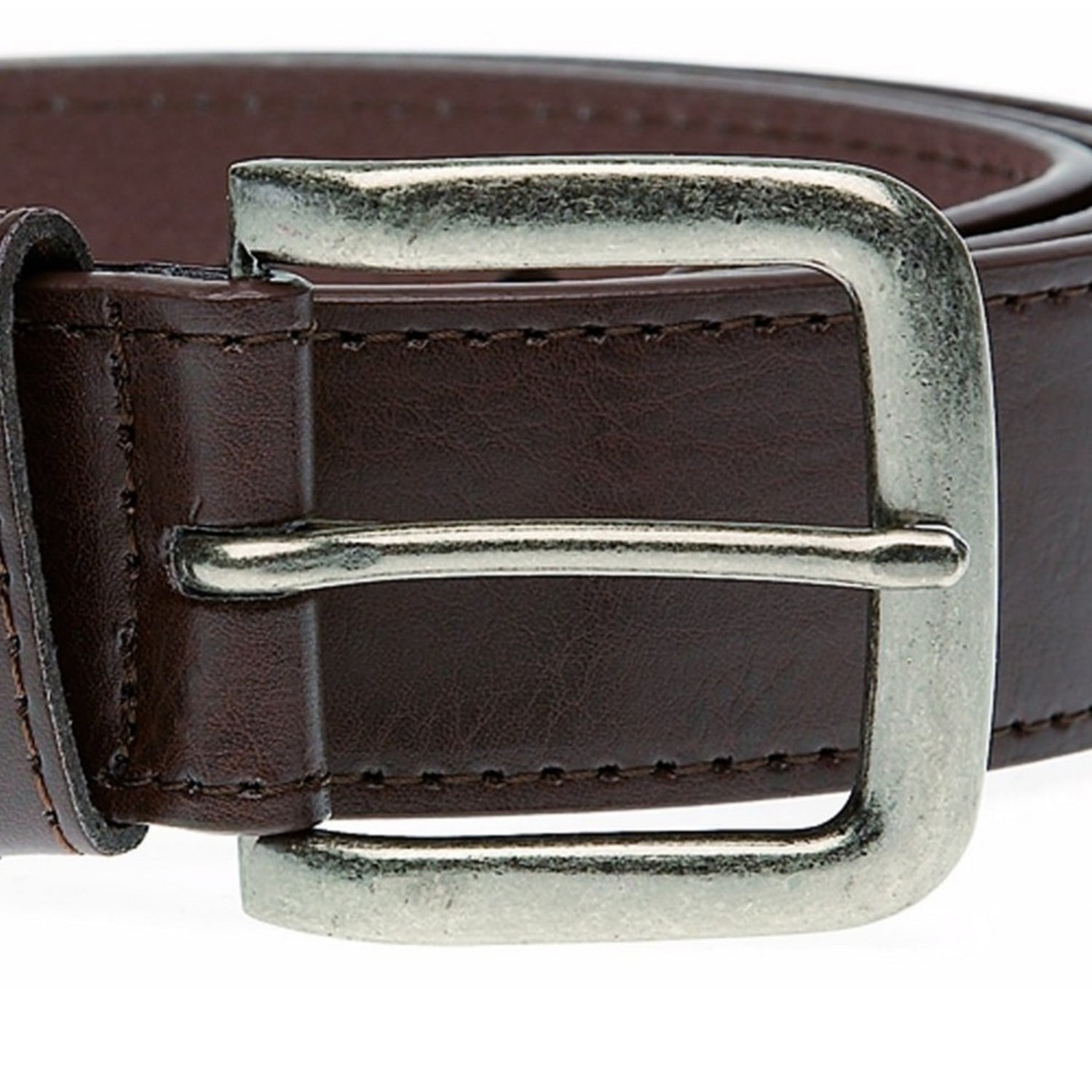 Duke Mens D555 Archie Antique Look Bonded Leather Buckle Waist Belt ...