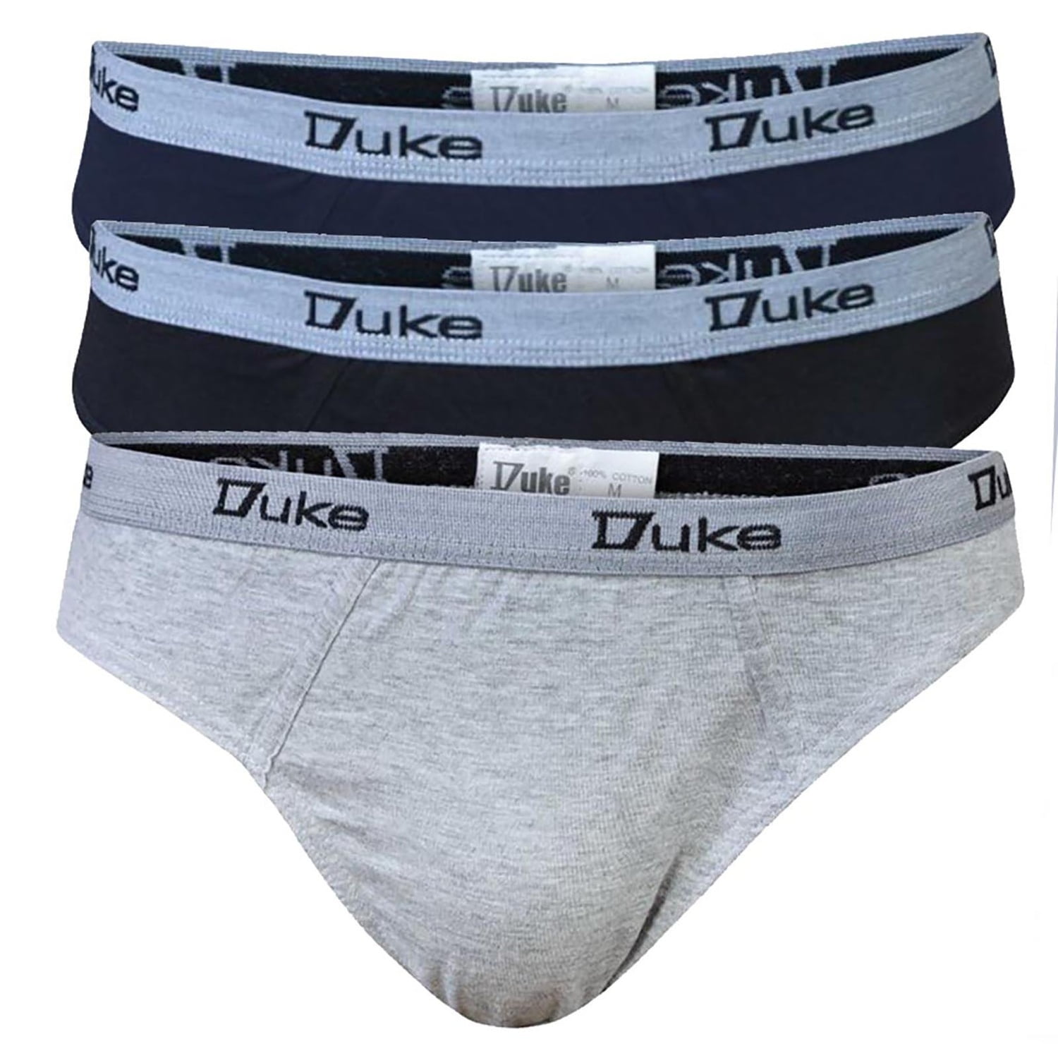 Duke Mens D555 London Kingsize Briefs (Pack of 3) - Walmart.com