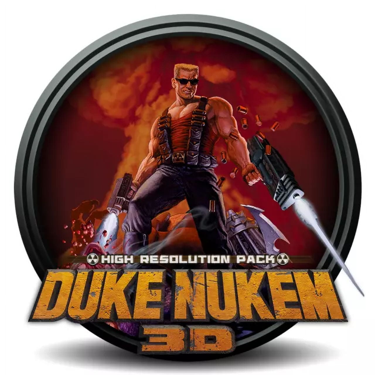 Duke Nukem Sticker Phone Decal Water Bottle Stickers Car Decals, Laptop ...