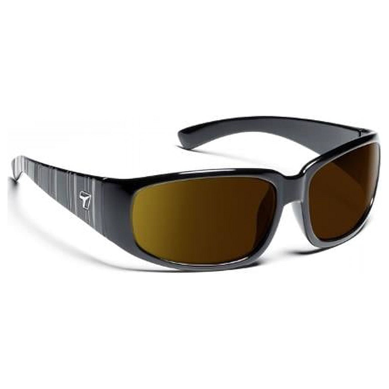 Duke Sharp View Polarized Copper Sunglasses, Glossy Black - Large ...