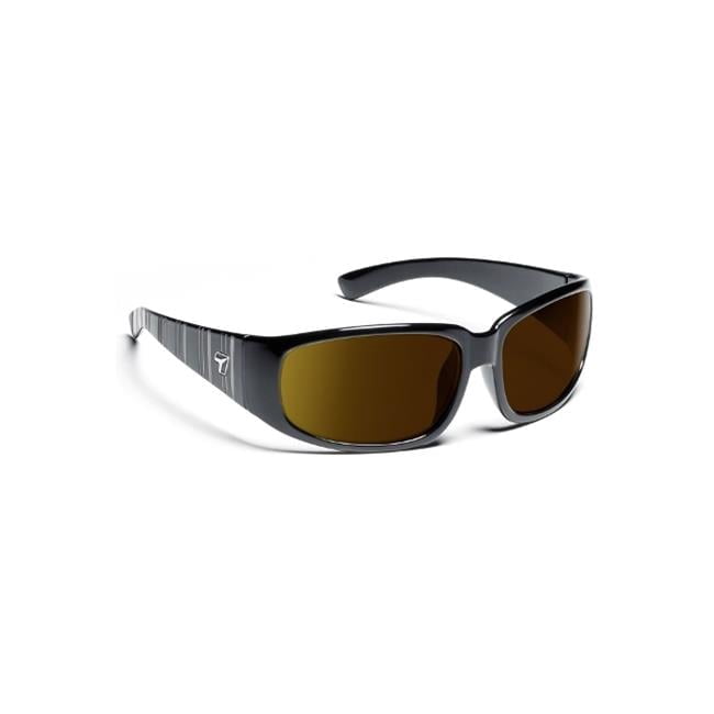 Duke Sharp View Polarized Copper Sunglasses, Glossy Black - Large ...