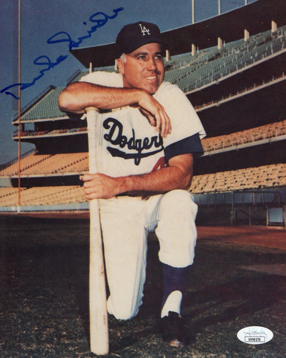 Duke Snider Signed Autographed 8X10 Photo Los Angeles Dodgers JSA ...