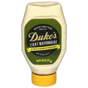 Duke's Light Mayonnaise 30 oz Jar with Half the Fat and Calories for ...