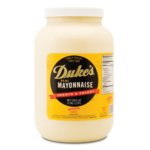 Duke's Real Mayonnaise, 128 oz Jar - Walmart.com