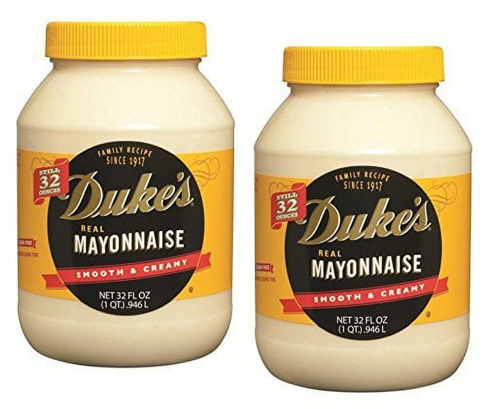 Duke's Real Mayonnaise, 32 Oz Jar, Pack of 3 - Tangy Flavor, Omega 3 ...