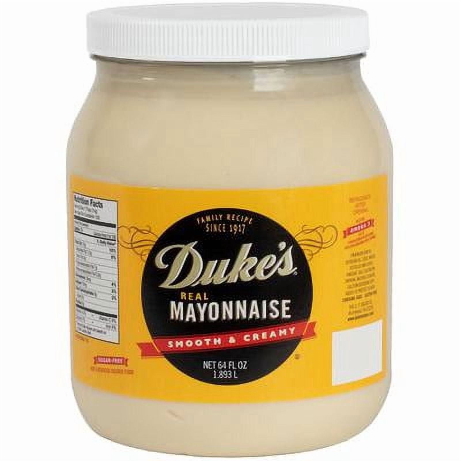 Dukes Real Mayonnaise 64 oz. for Breakroom Kitchen Supplies - Walmart ...