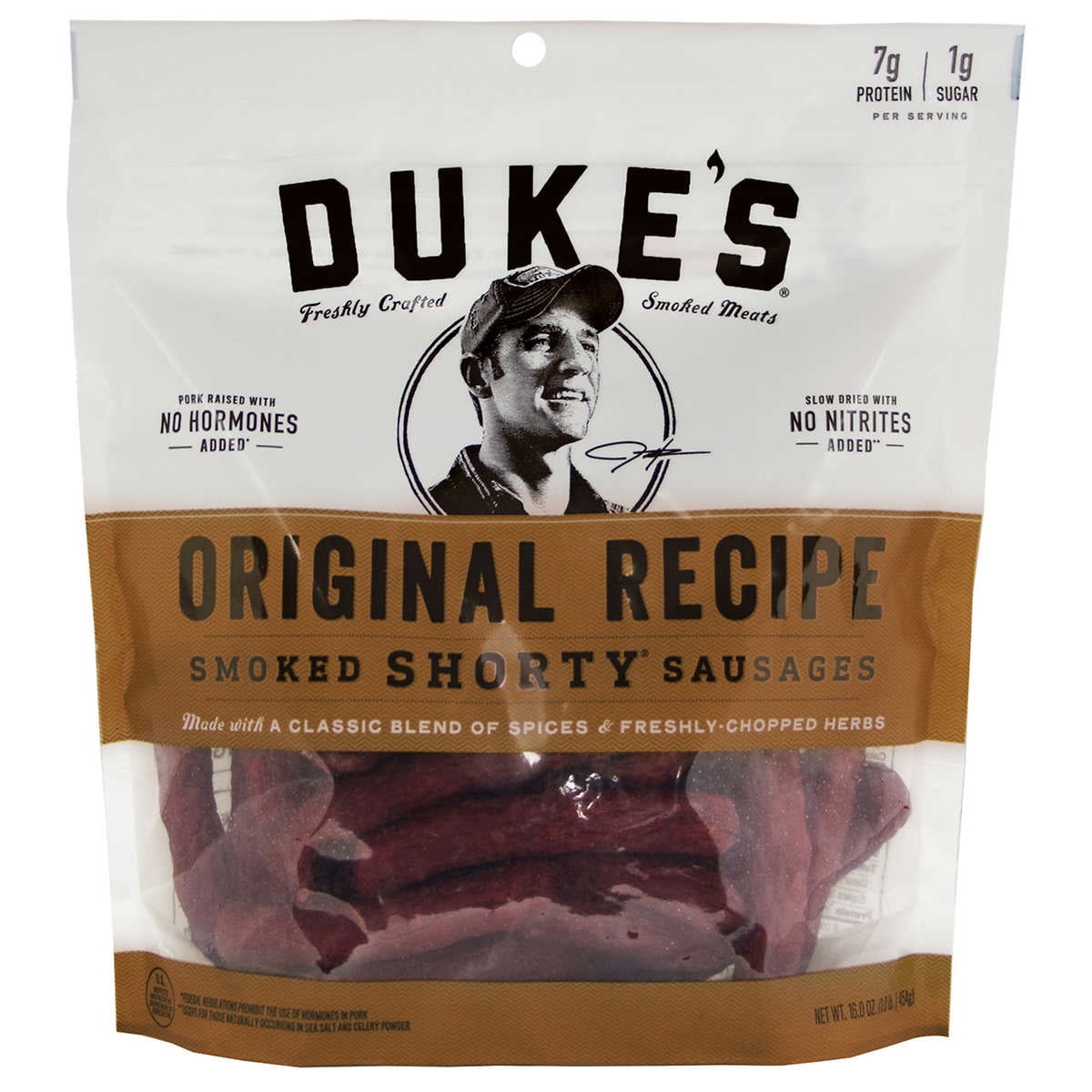 Duke's Original Recipe Pork Shorty Sausages, Gluten-Free, Keto-Friendly ...