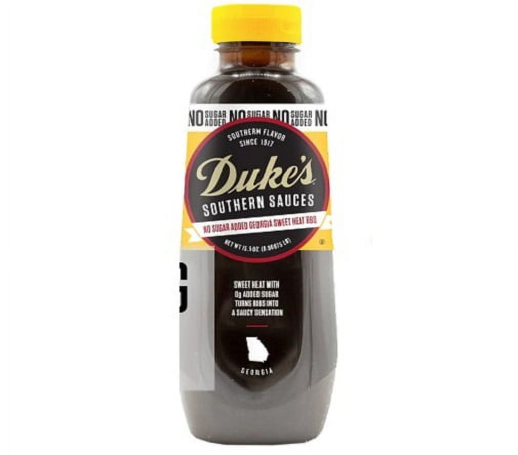Duke's Southern Sauces No Sugar Added Georgia Sweet Heat BBQ Sauce ...