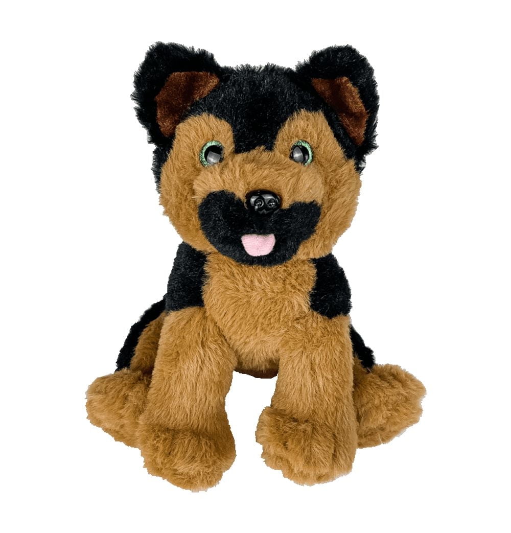 Plush Gear Duke the German Shepherd Stuffed Animal Toy with Pre ...