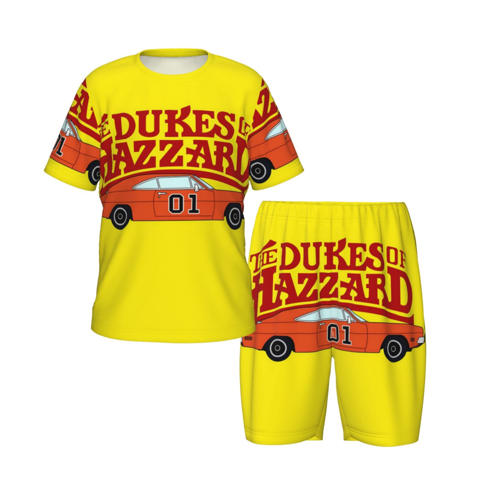Dukes Haz-zard Pajamas Set Summer Cartoon Printed Short Set Kid ...