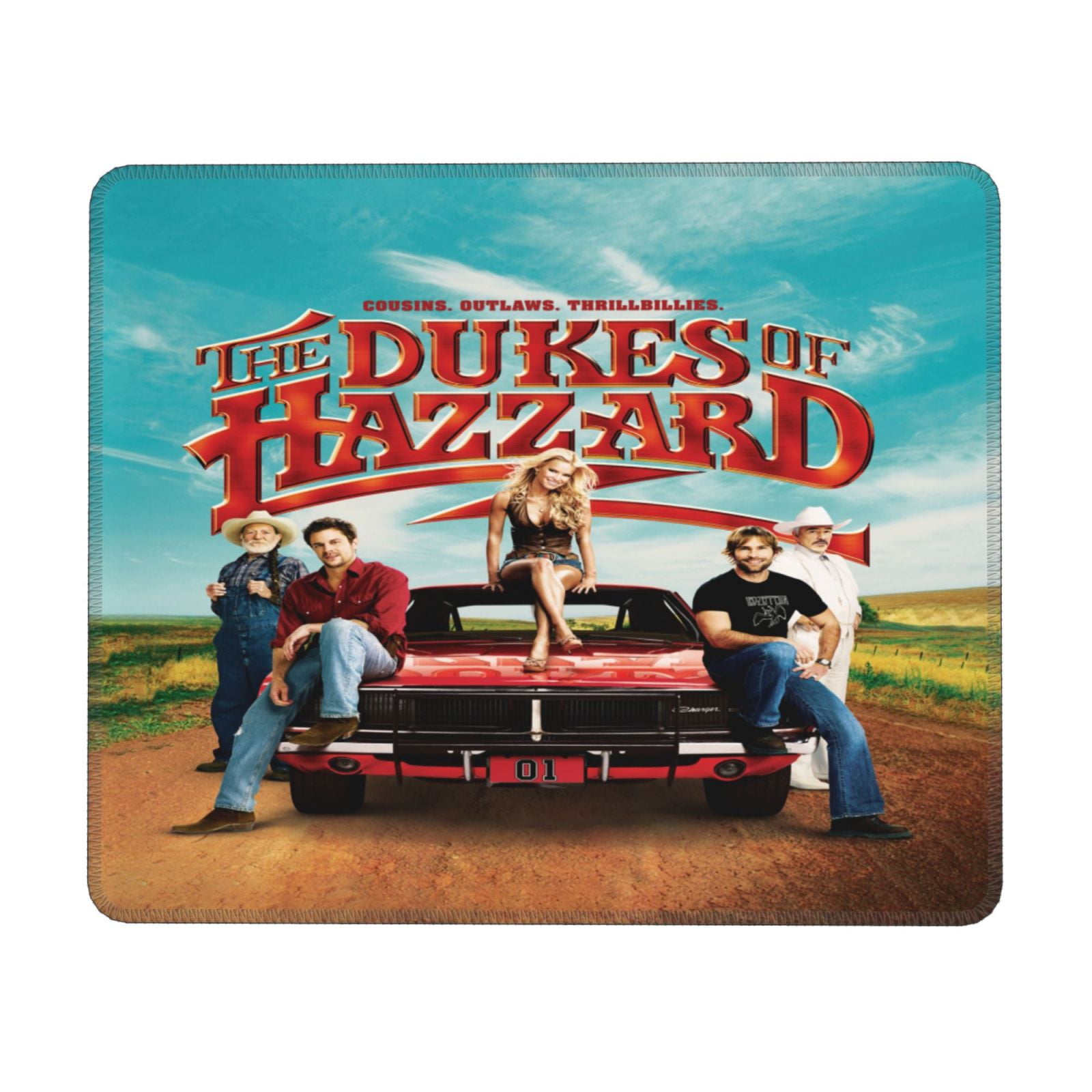 Dukes Haz-zard Rubber Lock Edge Mouse Pad Office Mouse Pad Suitable for ...