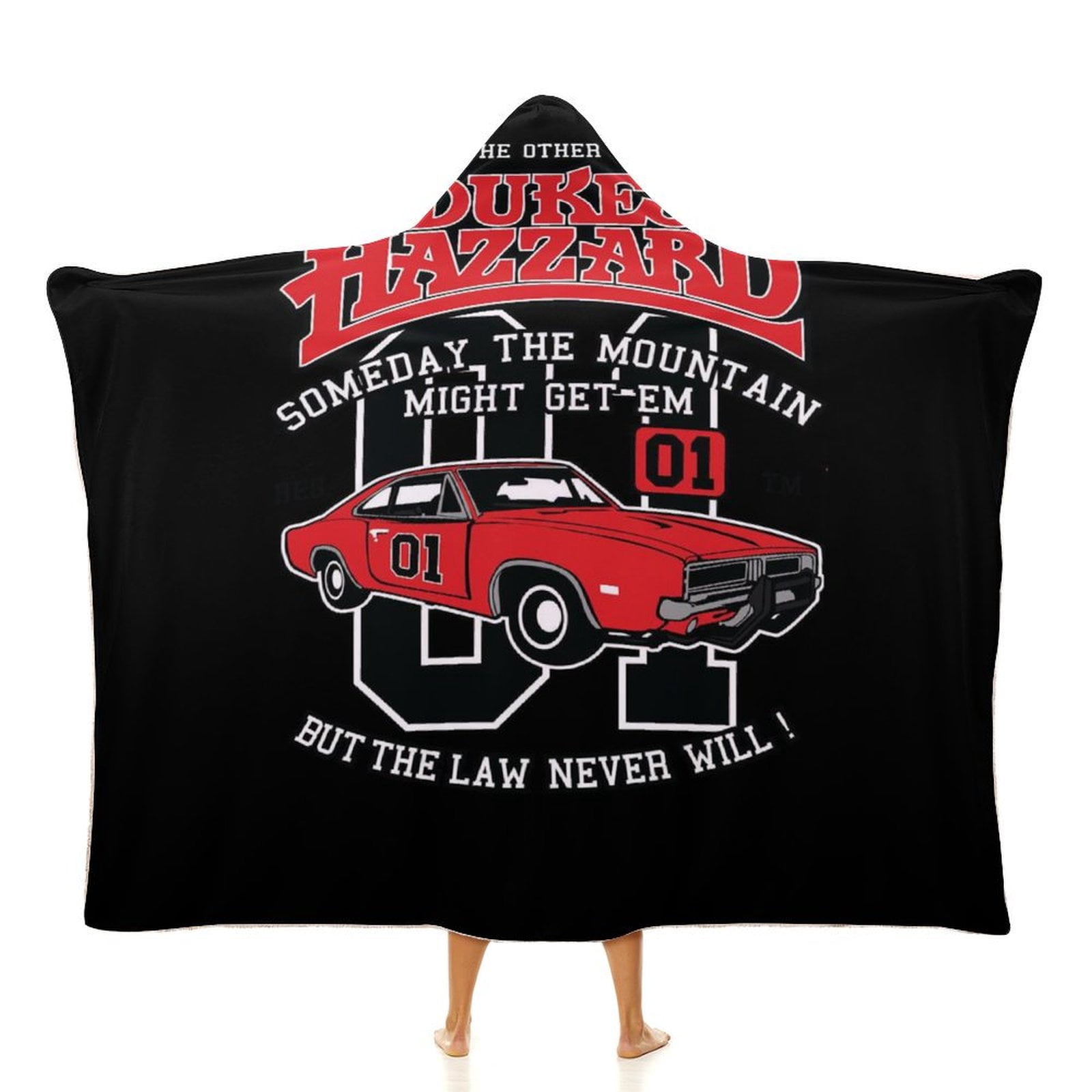 Dukes Haz-zard Wearable Hooded Blankets Throw Cloak Blanket for Bed ...