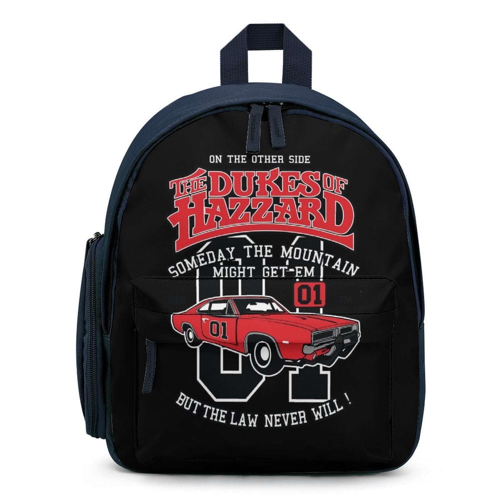 Dukes Orange Car Haz-zard Backpack for Men Women Small Backpack with ...