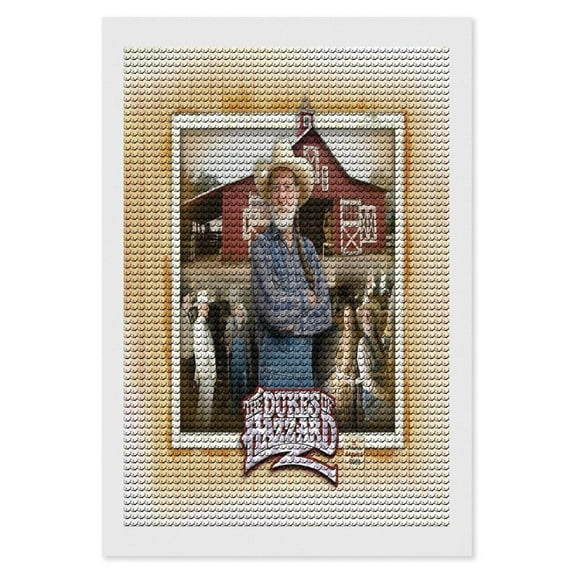 Dukes Orange Car Haz-zard Diamond Art Kits for Adults Kids,DIY 5D Round ...