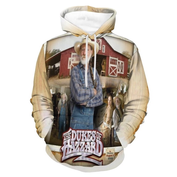 Dukes Orange Car Haz-zard Hoodie Costume Cosplay Sweatshirt Sweater 3D ...