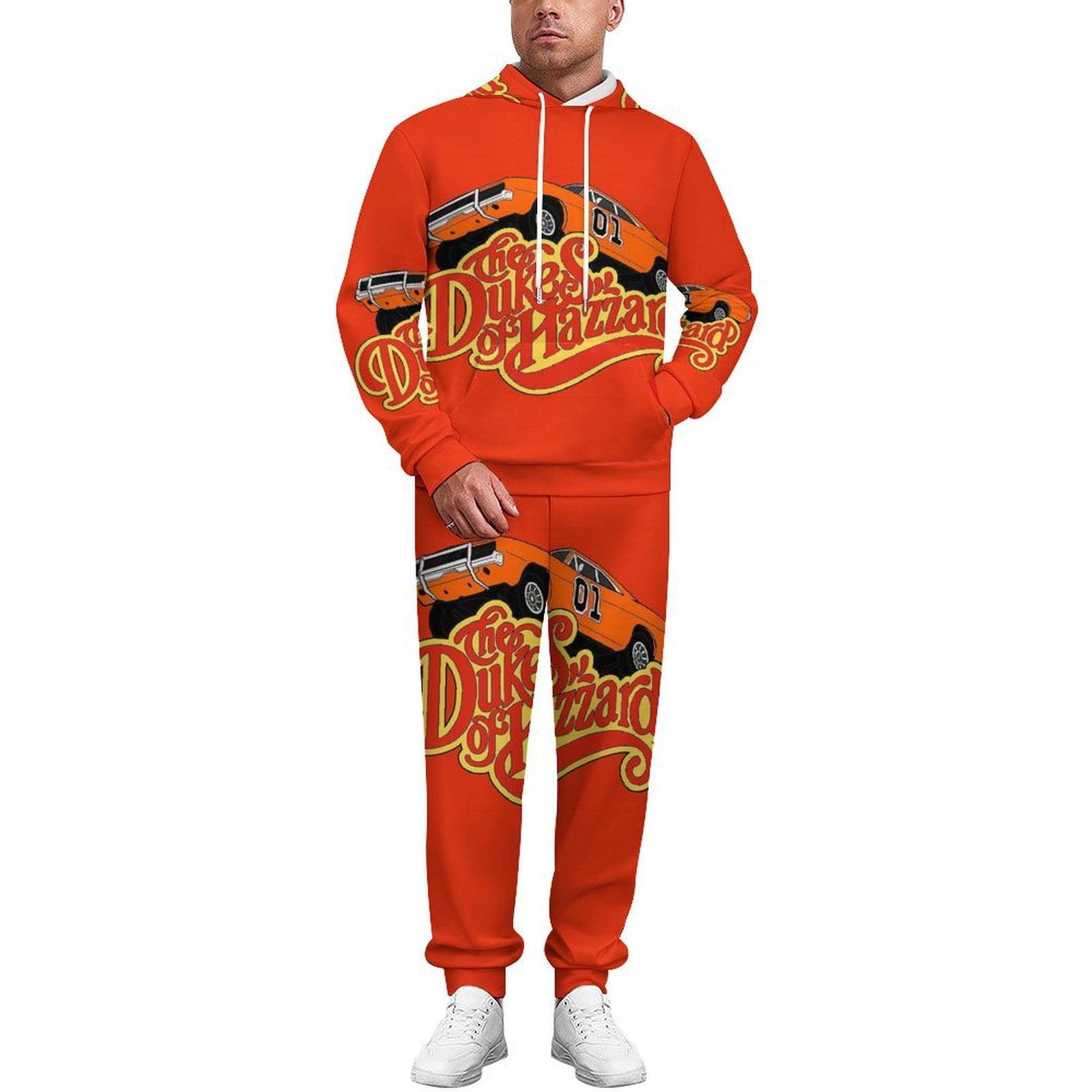 Dukes Orange Car Haz-zard Hoodies and Sweatpants Unisex Cosplay Hooded ...