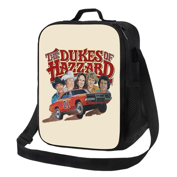 Dukes Orange Car Haz-zard Lunch Bag Portable Insulation Lunch Box ...