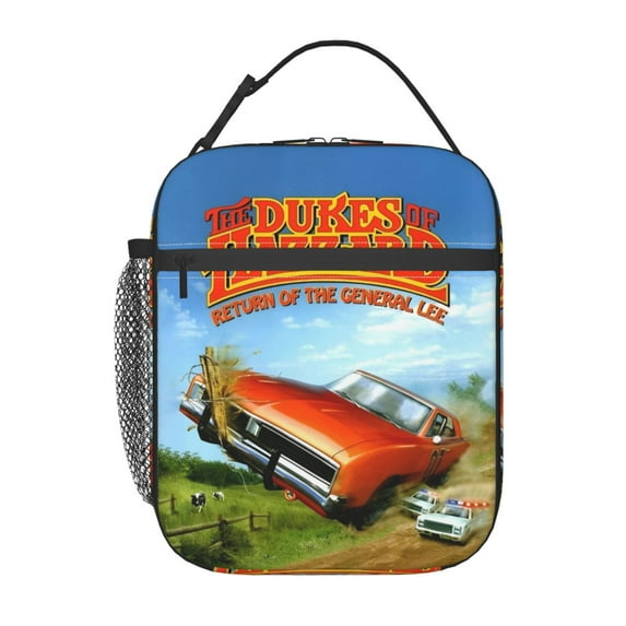 Dukes Orange Car Haz-zard Lunch Bag Portable Lnsulation Lunch Box ...